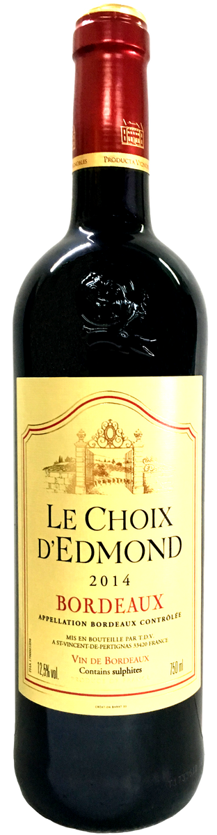 LE CHOIX D’EDMOND BORDEAUX 2019 – Joy Garden Wine